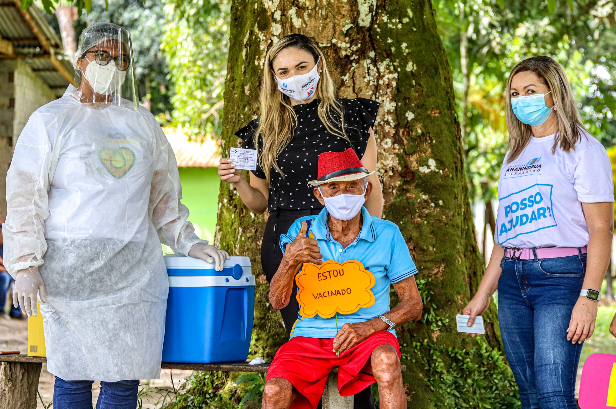 Ananindeua vacina ribeirinhos na ilha de João Pilatos - Correio Paraense